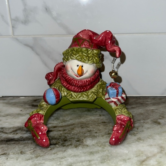 Yankee Candle | Holiday | Yankee Candle Snowman Jar Topper Hugger ...